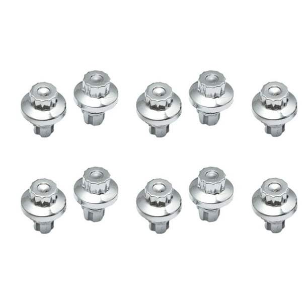 mmirethe 10 Pieces ABS Car Wheel Screw Replacement Universal External ...