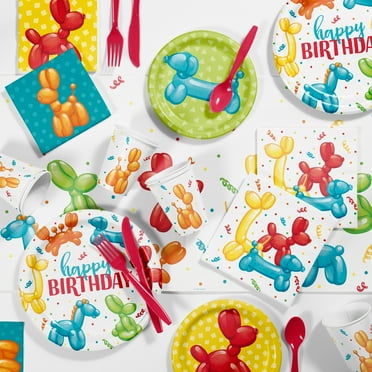 Iridescent Party Party Supplies Kit for 8 Guests - Walmart.com