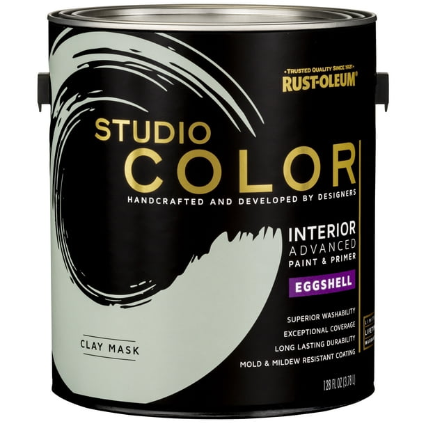 Rust-Oleum Studio Color Clay Mask, Interior Paint + Primer, Eggshell ...
