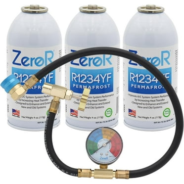 A/C Pro R-1234YF AC Refrigerant Kit with Digital Gauge - 10.3 OZ ...