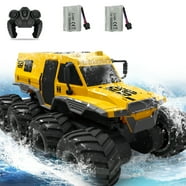 Amphibious 4WD RC Truck, All Terrain, Waterproof, Rechargeable, for 4 ...