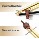 Mr. Pen- Compass for Geometry, Gold, Compass with Pencil, Drawing ...