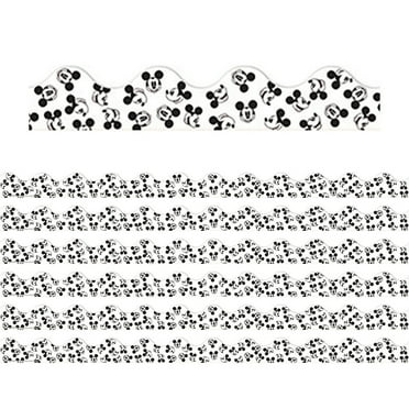 Eureka Mickey Mouse Throwback Peeking Mickeys Extra Wide Deco Trim, 37 ...