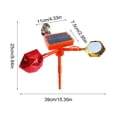 Birds Reflect Deterrent Solar Sound Light Visual Bird Scarer for ...