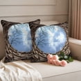 Circular Well Outdoor Waterproof Pillow Covers, Tree Branches Sky ...