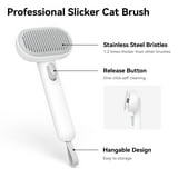 Aumuca Cat Brush for Shedding, Soft Brush for Cats, Long or Short Haired Cats, Gentle Pet Brush ...