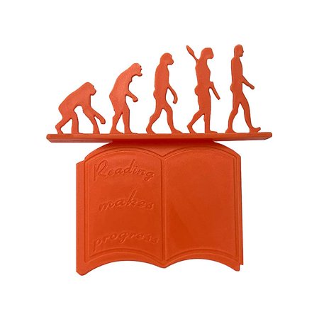 Evolution Of Human Bookmark 3d Silicone Reading Bookmarks Book Holder ...