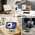 SupeDesk Adjustable Wooden Book Stand for Reading, 360° Rotating ...