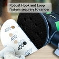 5 inch Wet Dry Sanding Discs Hook & Loop 54 pcs, 80 120 180 220 400 600 ...