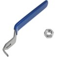 1PCS Blue Stainless Steel Water Valve Handles DN32 Ball Handle with nut ...