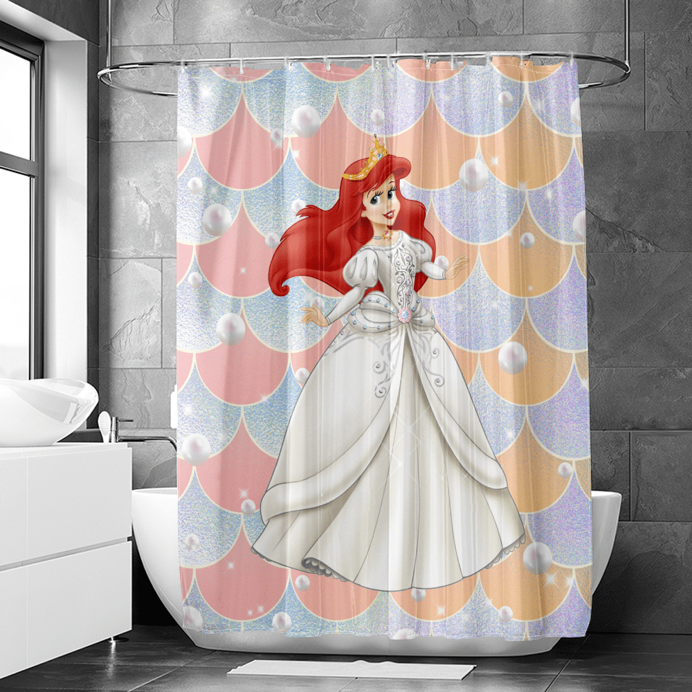 Ariel Shower Curtain Prevalent Water Repellent Classics Shower Liner ...