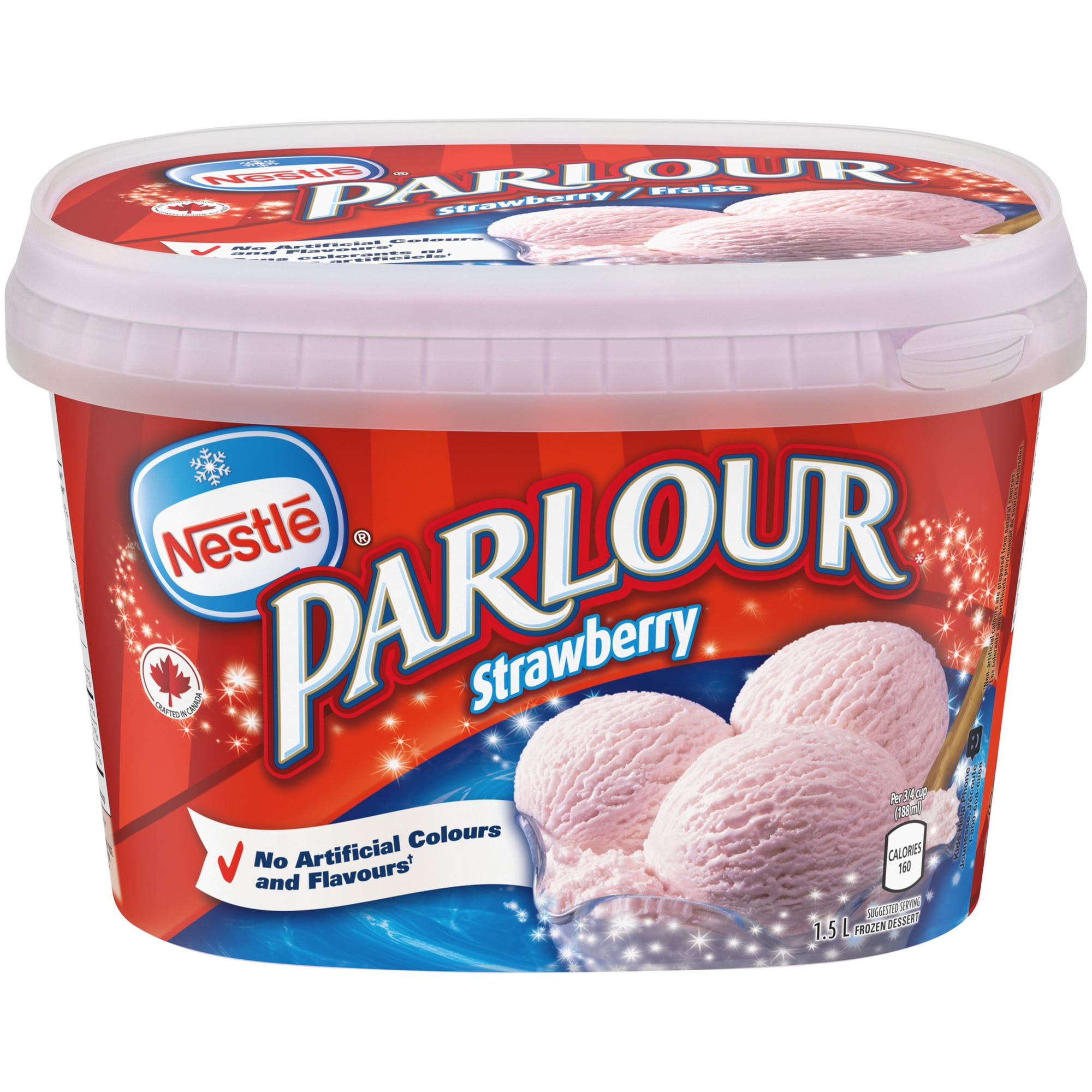 Click here for Parlour Strawberry Frozen Dessert 1.5lt prices