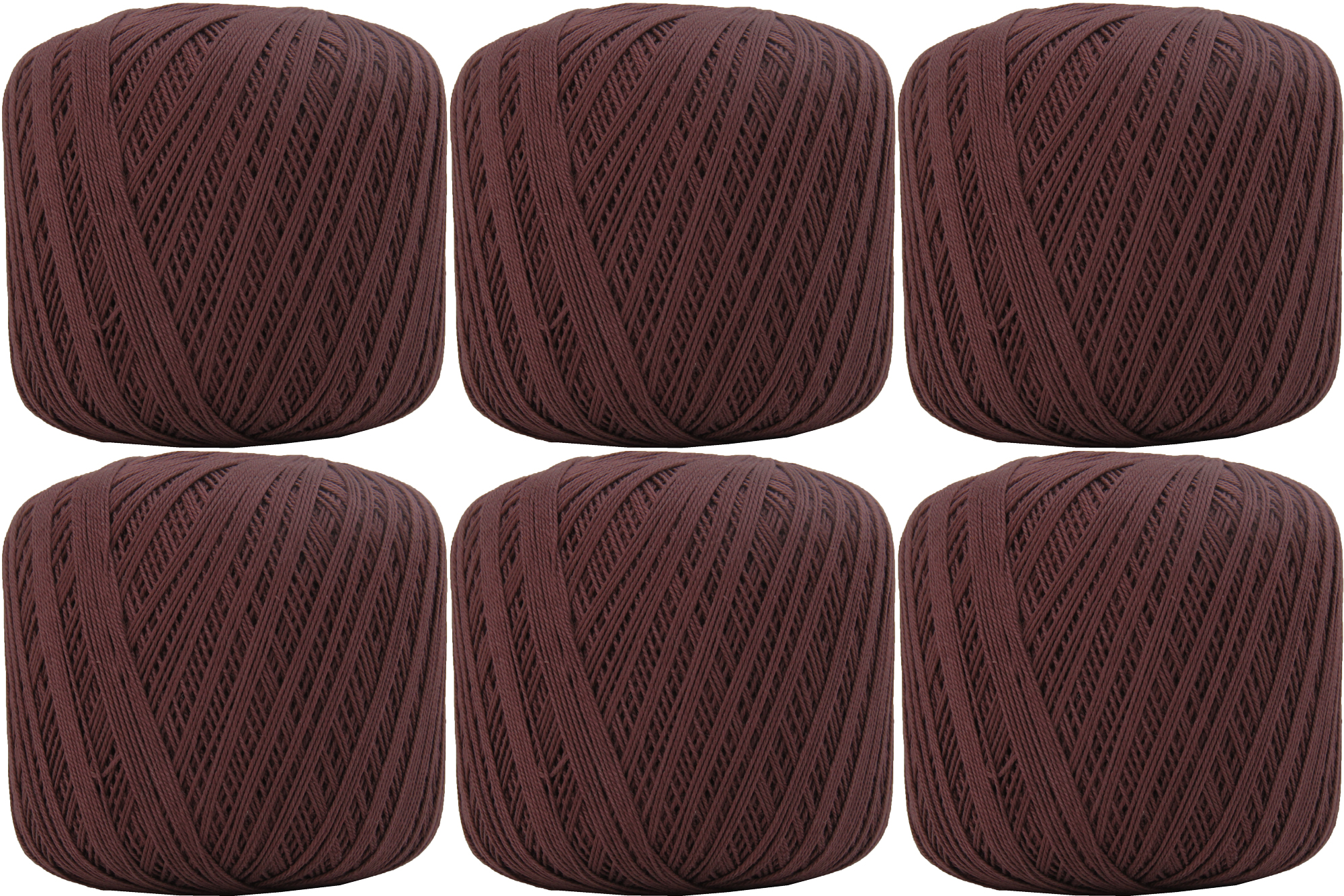 Threadart 6 Ball Pack 100% Pure Cotton Crochet Thread by Threadart ...