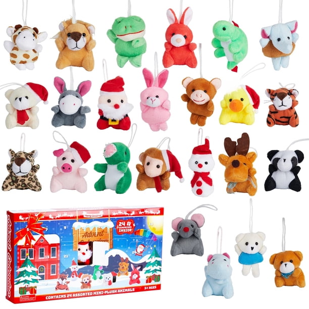 Calendario de Adviento AngelMia 2023 con 24 minianimales de peluche ...