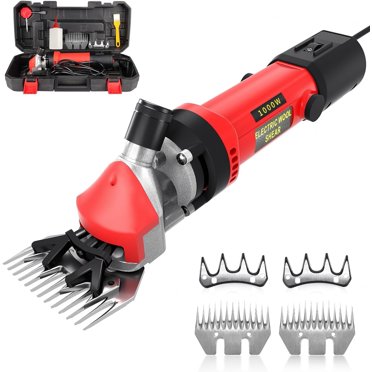 CJC 110V Electric Shears Scissors, 2400RPM 6 Speed, 13 Tooth Blades for ...