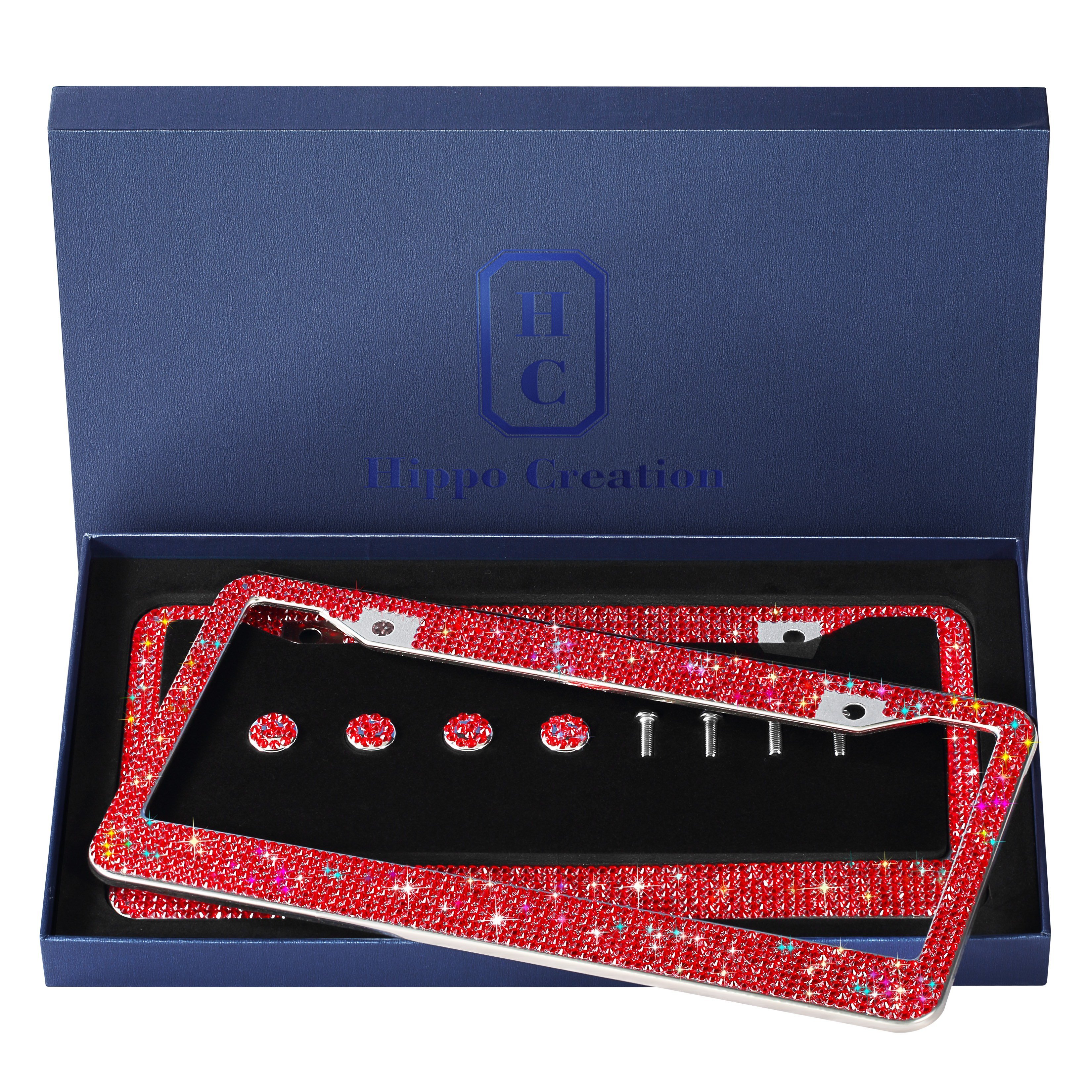 Classic Bling-bling License Plate Frame (2pcs) - Walmart.com