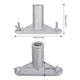 BESTYASH Plated Silver Broom Handle Bracket Replacement for Roller ...