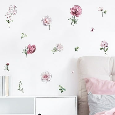 YLSHRF PVC Wall Sticker Fairy Flower Butterfly Vinyl Art Decal Girl ...