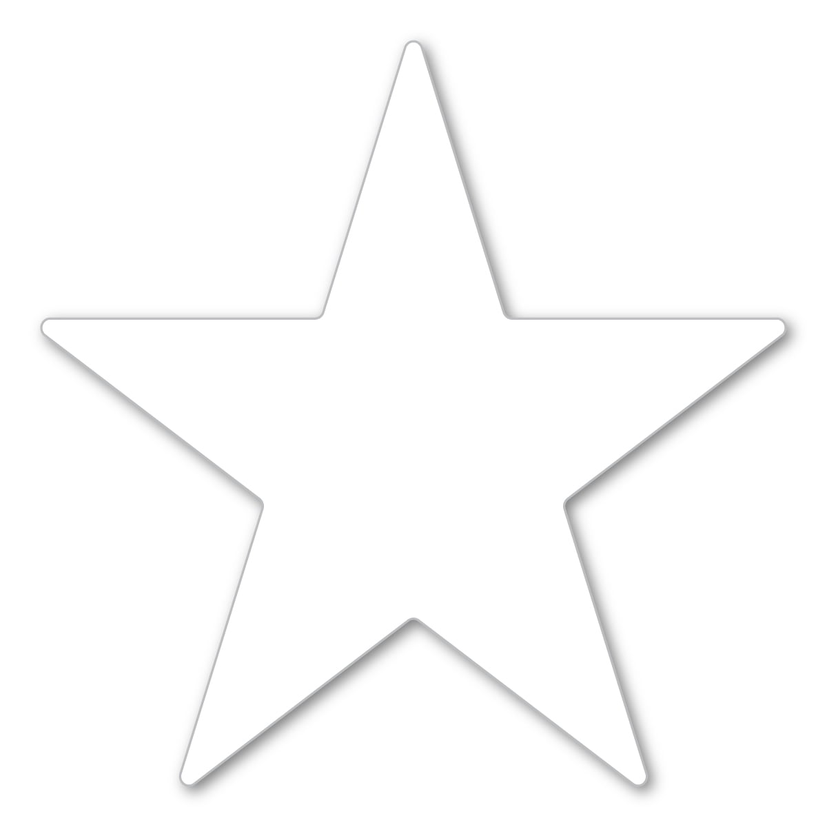 White Star Vector