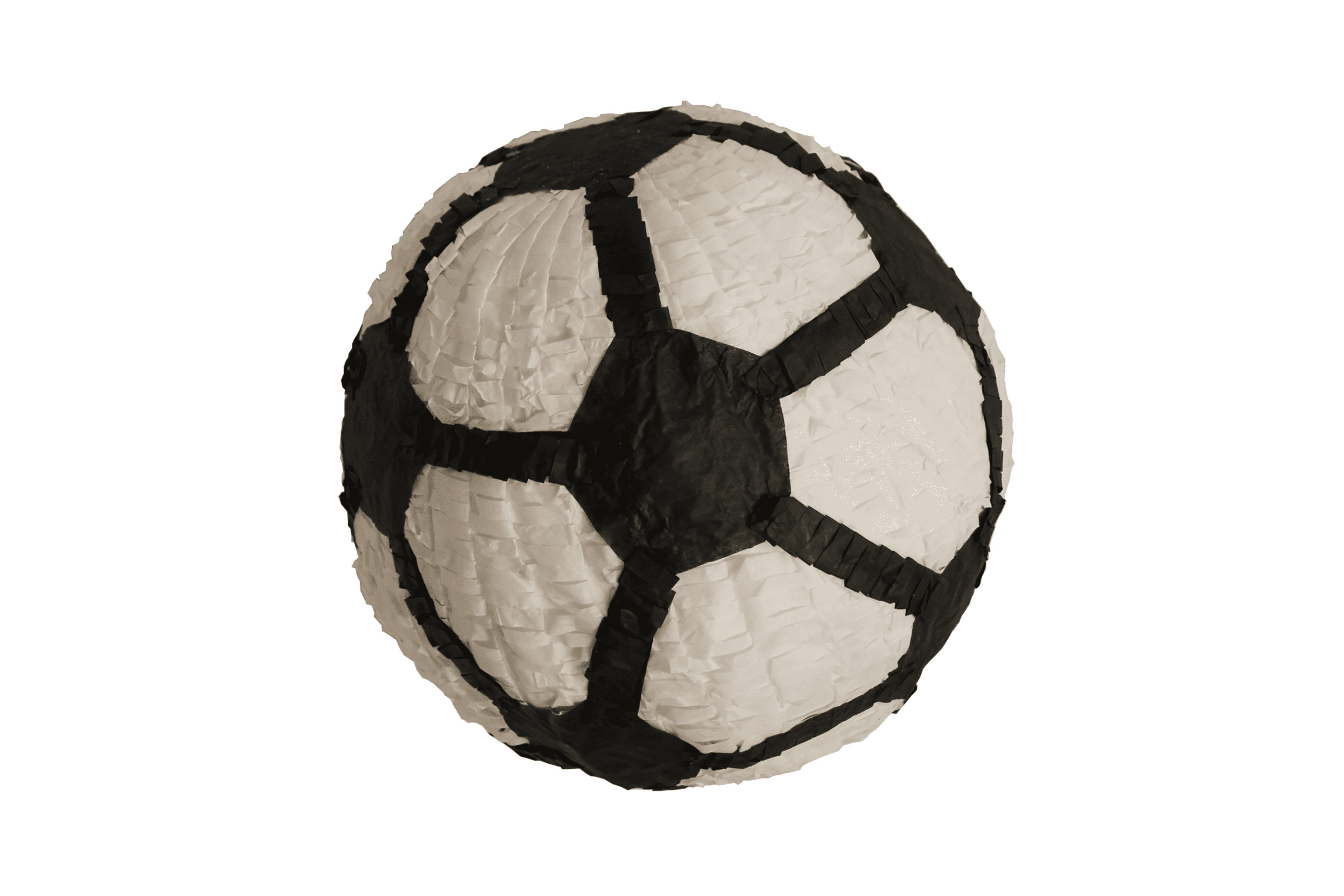 3D Soccerball Pinata, Handcrafted Party Pinata, 12′ x 12′ x 12′ Sphere