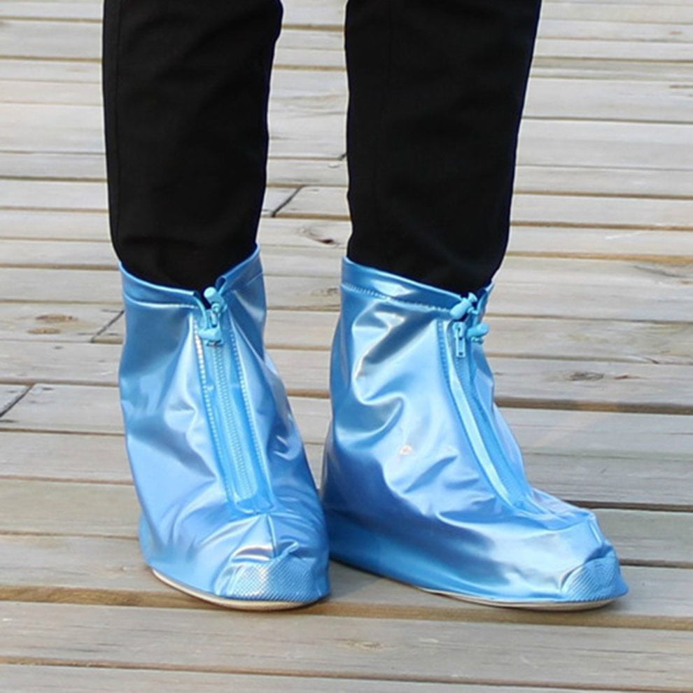 Anti-Slip Waterproof Men Women Reusable Shoes Covers Solid Color ...