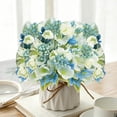 Artificial Flower Bouquet, Faux Floral Arrangement Realistic Fake Desk ...
