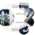 72x78 Inch Shower Curtain Mountains Forest Bathroom Decor, Waterproof ...