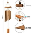 Bamboo Wind Chimes, Memorial Sympathy Wood Wind Chimes Wooden ...