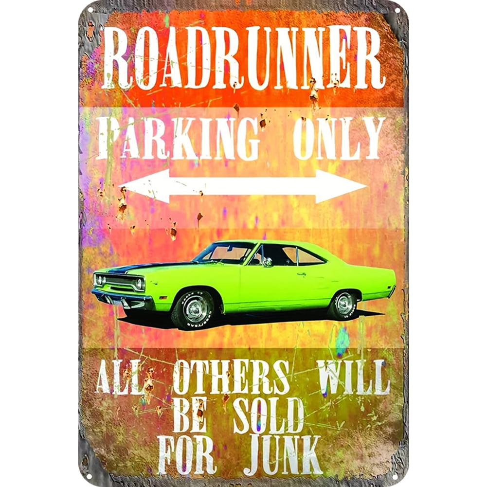 Letrero Chapa Estacionamiento Metal Pintura Hierro Rectangular Artística para El 20x30cm ...