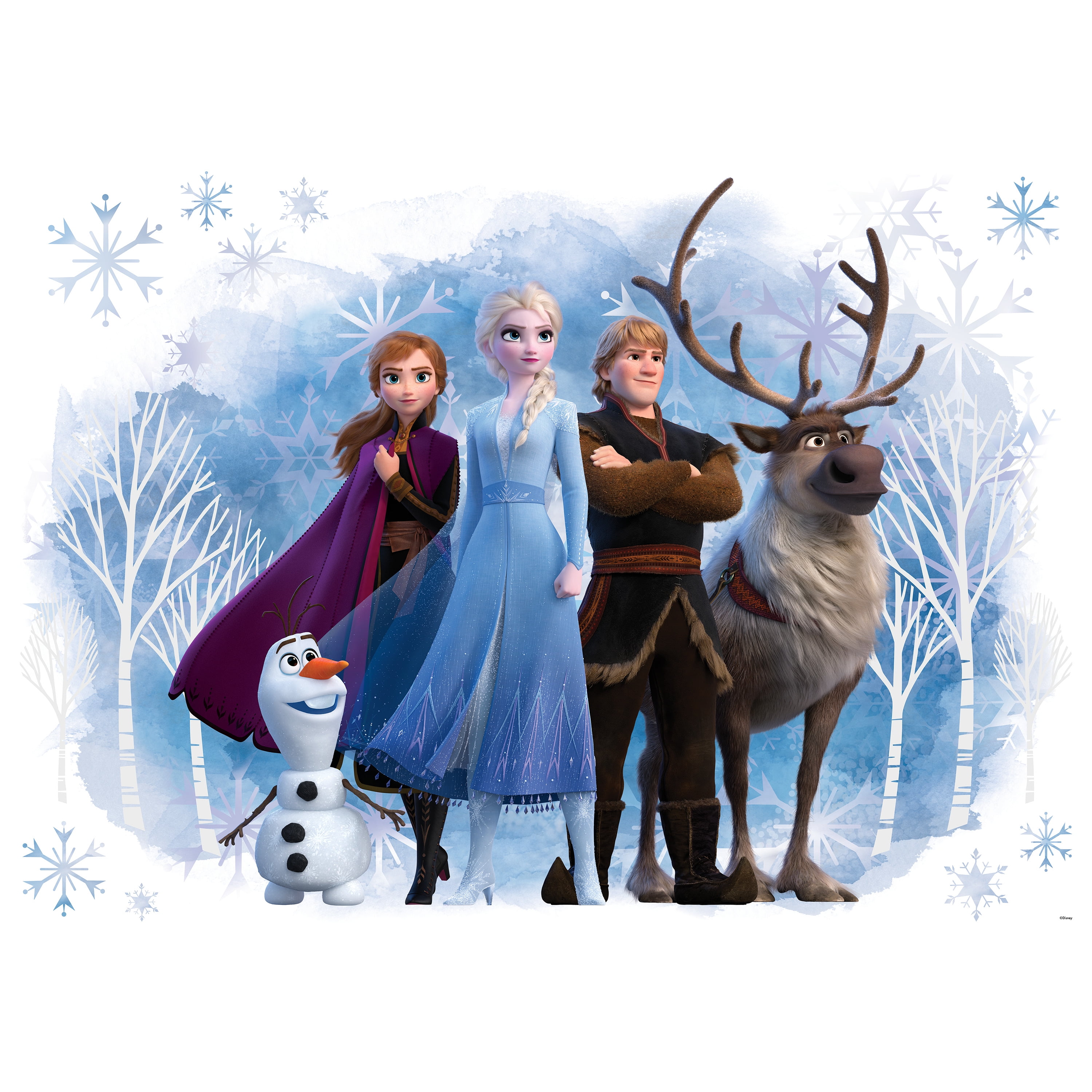 Roommates Disney Frozen Group Extra Large Peel and Stick Wall Decals ...