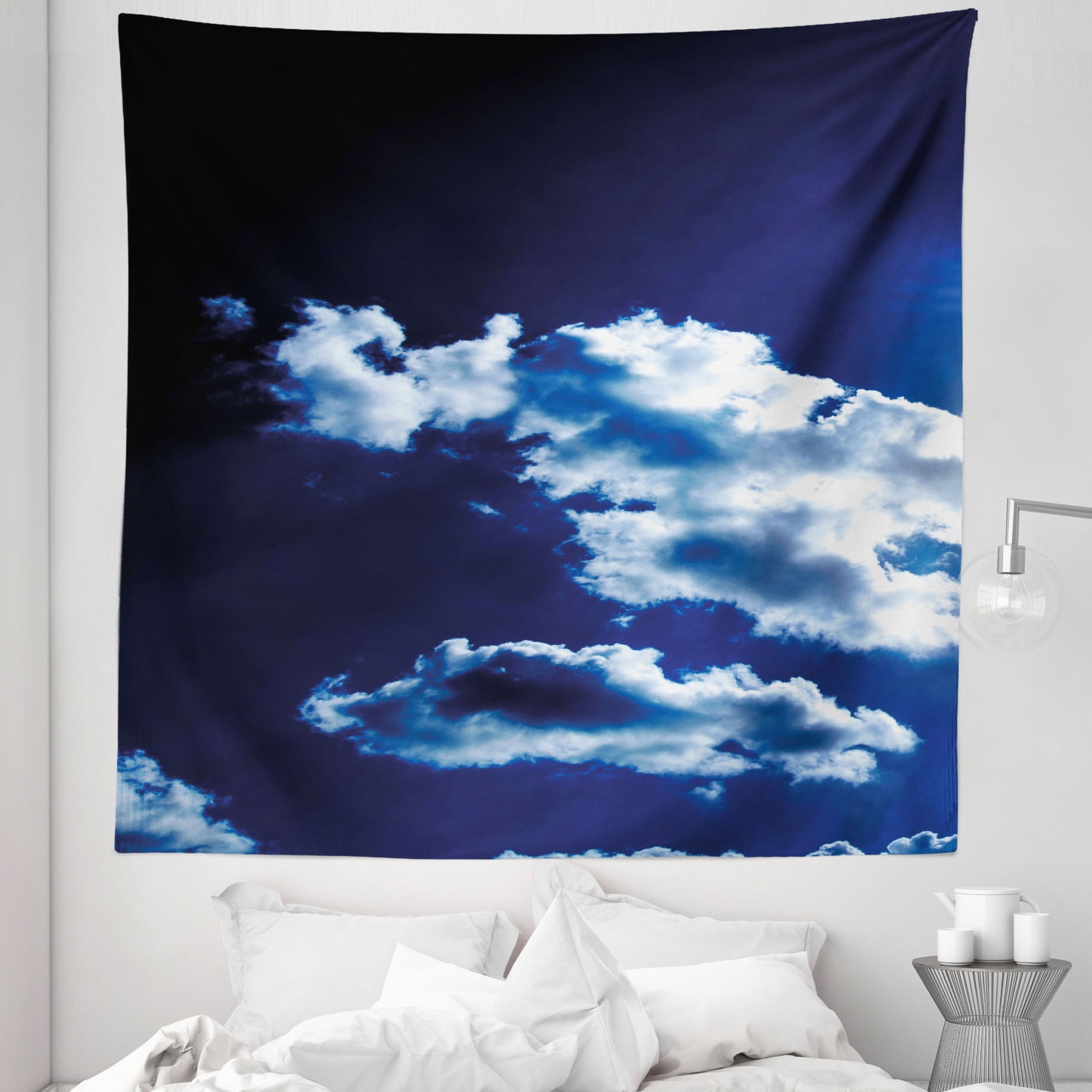 Dark Blue Tapestry, Sky and Dramatic Clouds Natural Phenomena Sunset ...