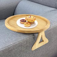 Bambloom Portable Dinner Folding Snack Tray with Legs, Bamboo Bed Tray ...
