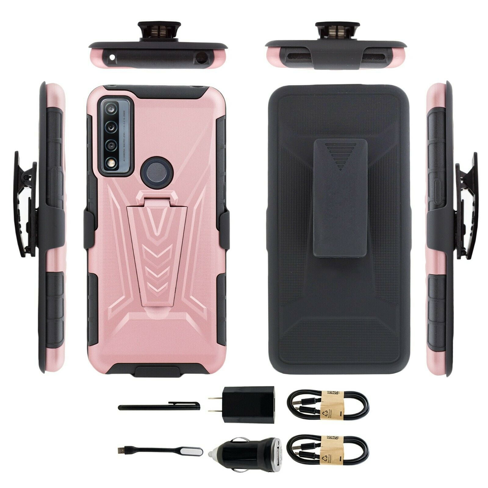 Value Pack ! for TCL 4X 5G (T601DL) / TCL 20 A 5G Phone Case 360° Cover ...