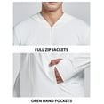 MOSEYEYOO Quick Dry Zip-Up Hoodie, Sun Protection Jacket (Men's ...
