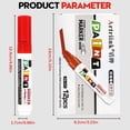 Paint Markers, 5ml, Waterproof & Smear Proof Ink, Aluminum Barrel ...