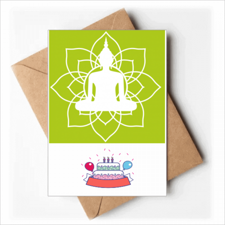 Lotus Spreads Infinite Spirit Happy Birthday Greeting Cards Envelopes ...