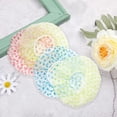18Pcs Plastic Shower Caps for Women Reusable Waterproof Bath Bathing ...
