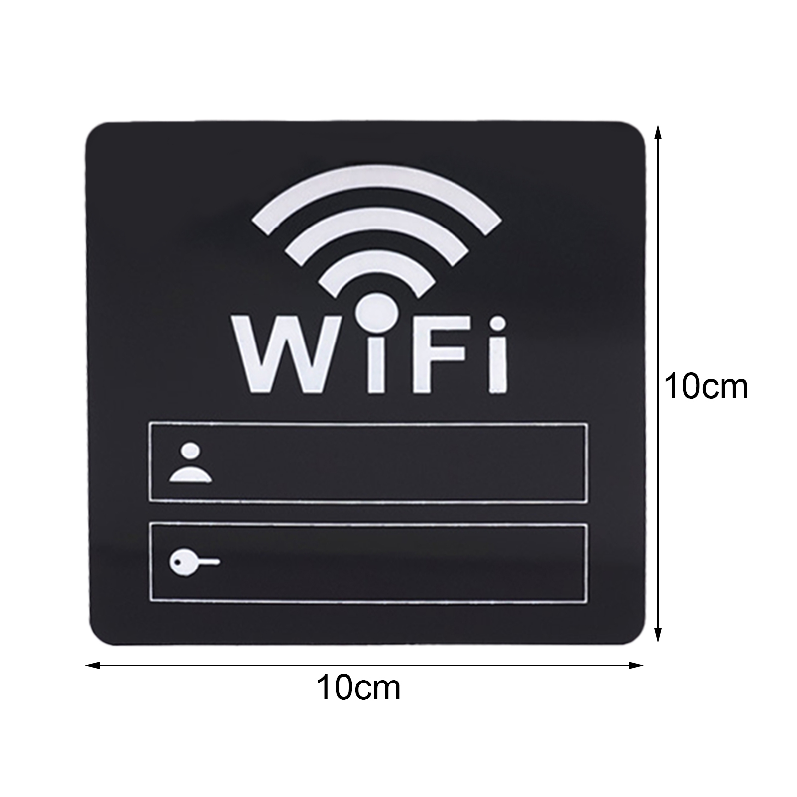 Bobasndm WiFi Hotspot Signage Strong Sticky Public Shop WiFi Password ...