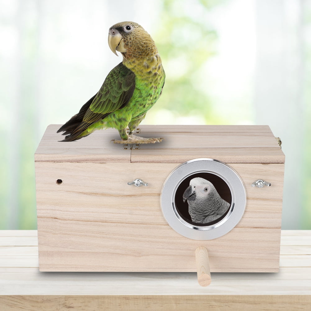 Ccdes Wooden Birds House Wooden Durable Birds Nest Box Cockatiels Bird ccdes-wooden-birds-house-wooden-durable-birds-nest-box-cockatiels-bird