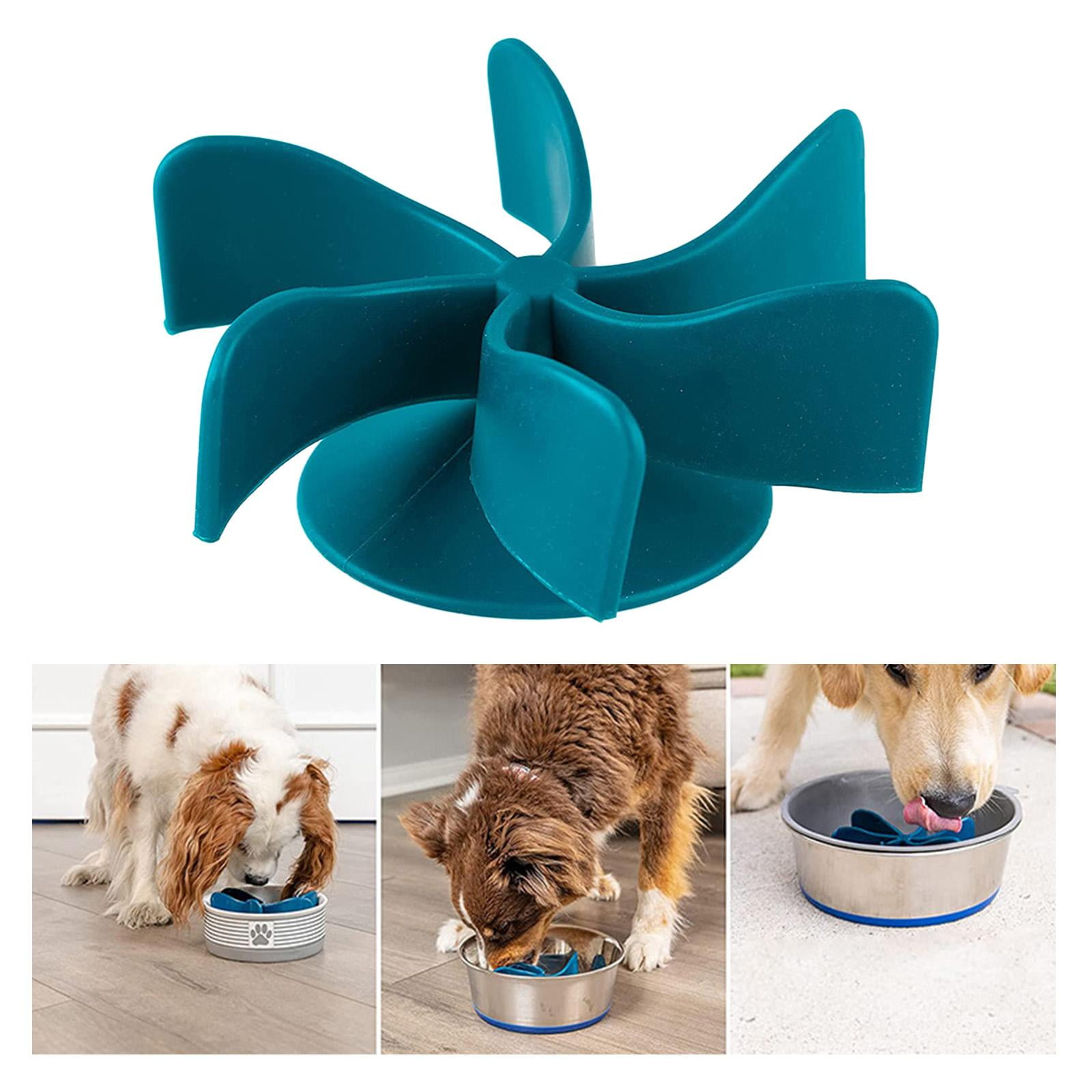Pet Dog Spiral Slow Feeder Insert Feeding Drinking Food Bowl Dish Gulp ...
