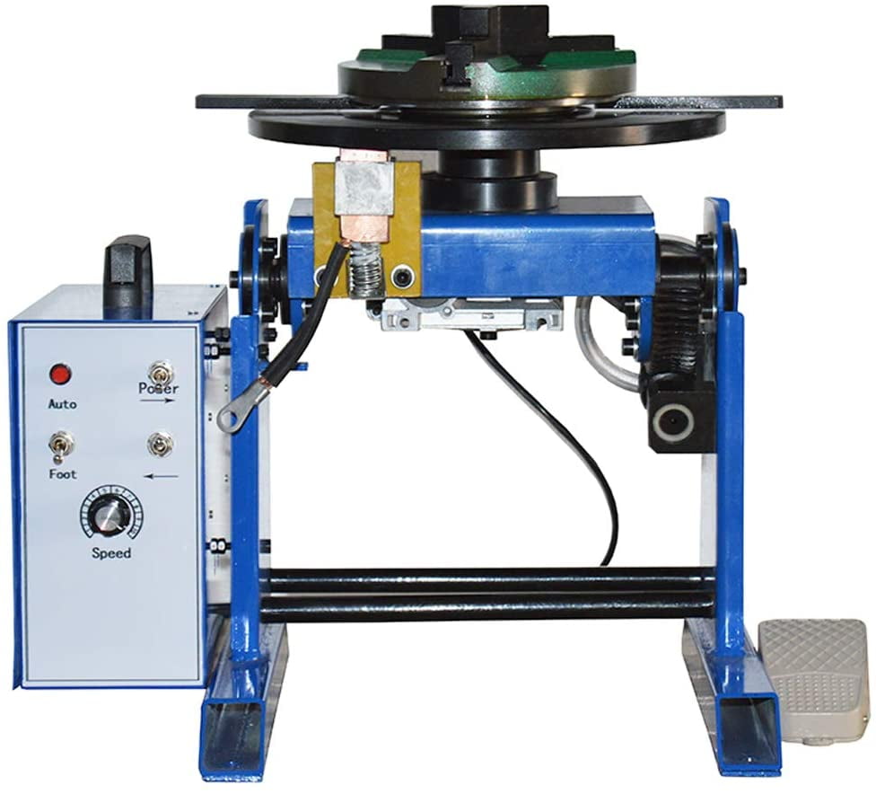 INTBUYING 50KG Rotary Welding Positioner 0-90° Turntable Table 110V ...