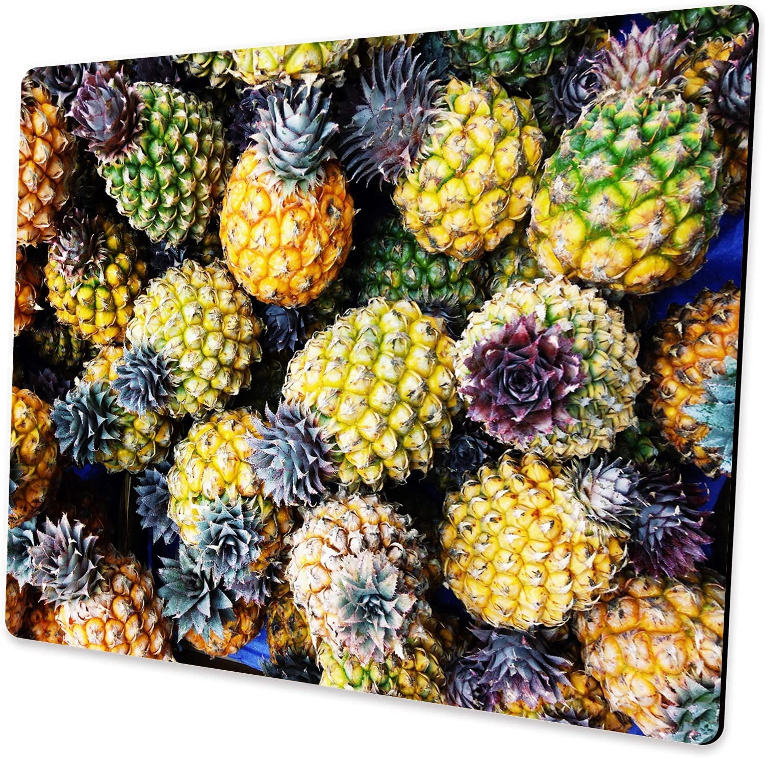 Personalized Watercolor Pineapple Mouse Pad, Rectangular Gaming Mouse ...