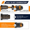 4 5 Digits-6 Feet Cable Combination Bicycle Lock - Walmart.com