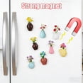 8 piece Mini Magnetic vases Magnets for Refrigerator Kitchen Office ...