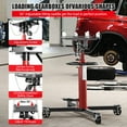 Heavy Duty 2-Stage Hydraulic Telescoping Powertrain Jack – Adjustable ...