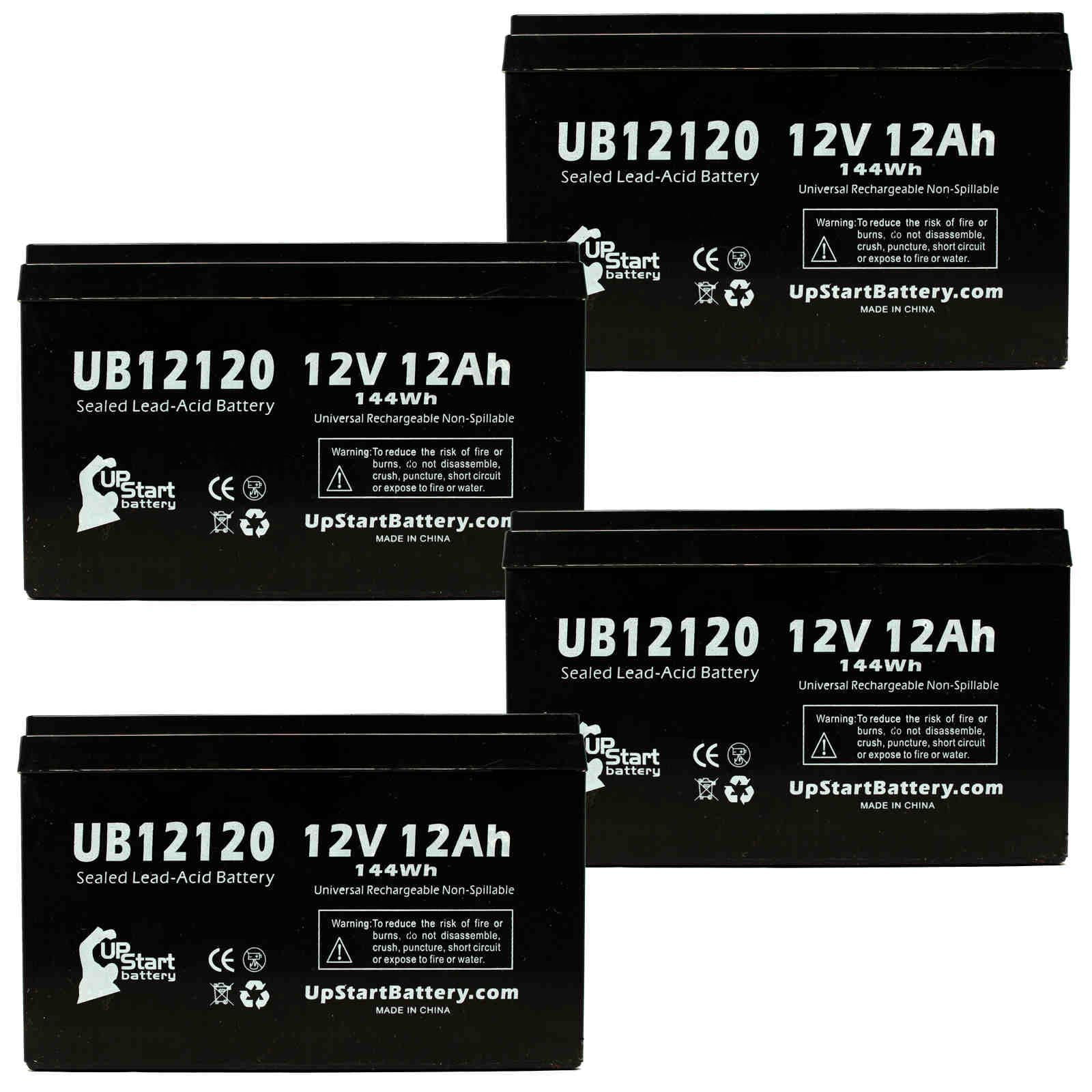 Click here for Upstart Battery 4x Pack - Shoprider Dasher 4 Batte... prices