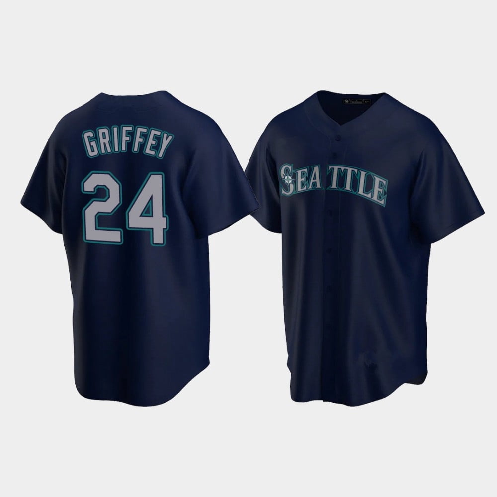 MLB Baseball Jersey Mariners Jersey Seattle Mariners 24# GRIFFEY 44 ...