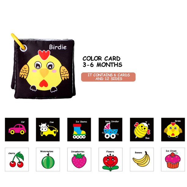 Snorda 0-1 Year Old Infant Early Education Card Enlightenment Card ...