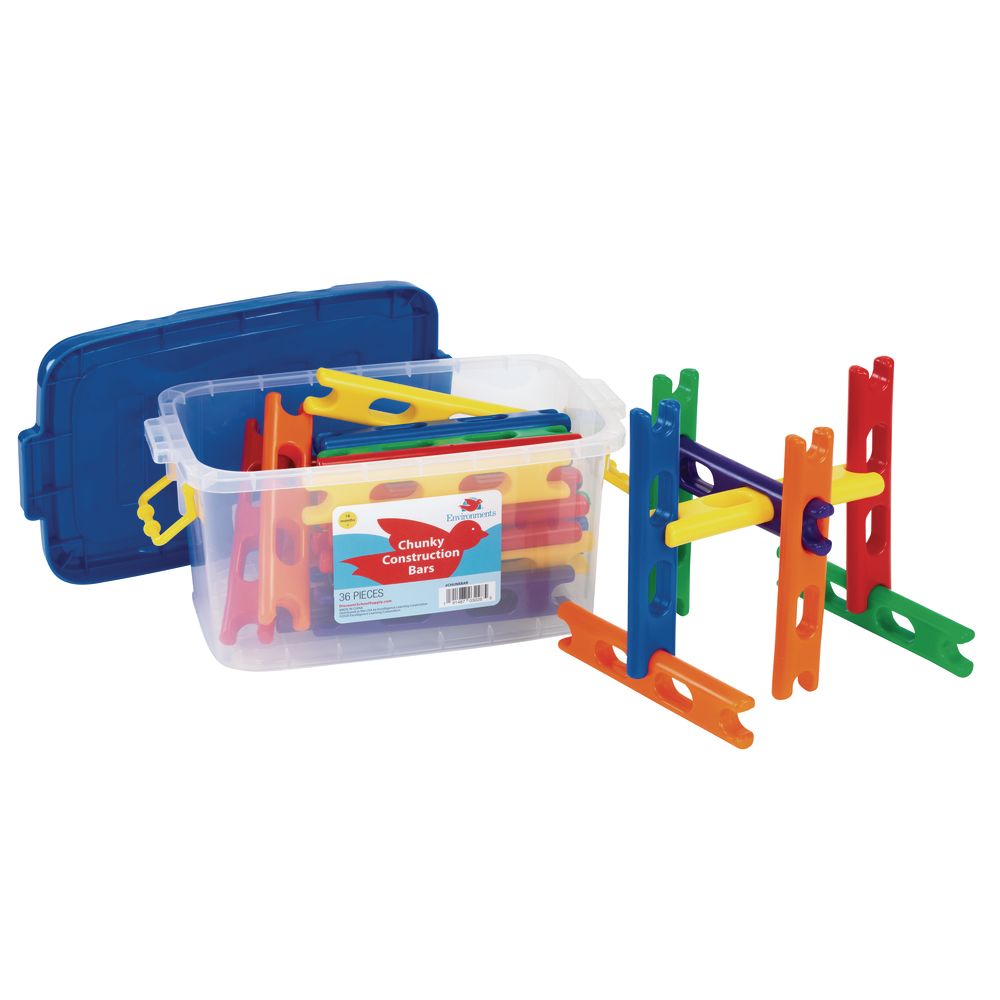 Excellerations Chunky Construction Bars - Set of 36 - Walmart.com