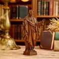 AOOOWER Sacred Jesuses Holy Mother Sculpture Boxwood Carved Figurine ...